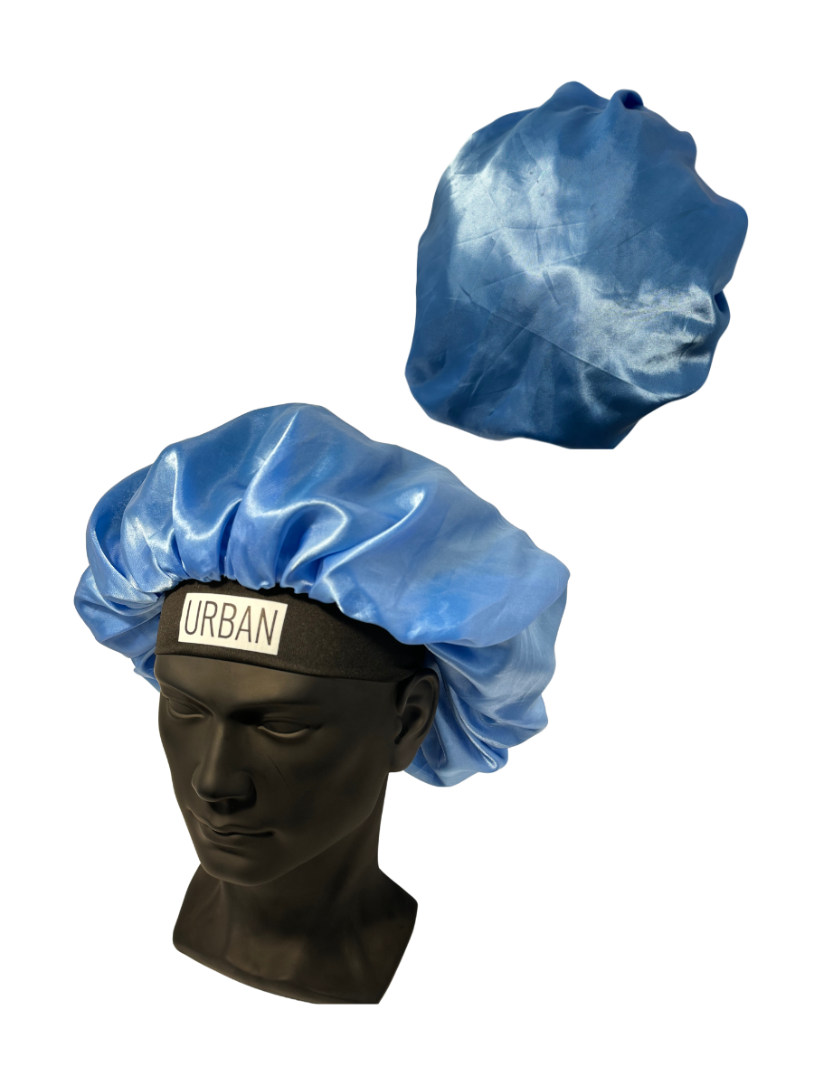 Premium Hair Bonnet for Men Satin Silk, Curly Hair & Dreadlocks Sleepi ...