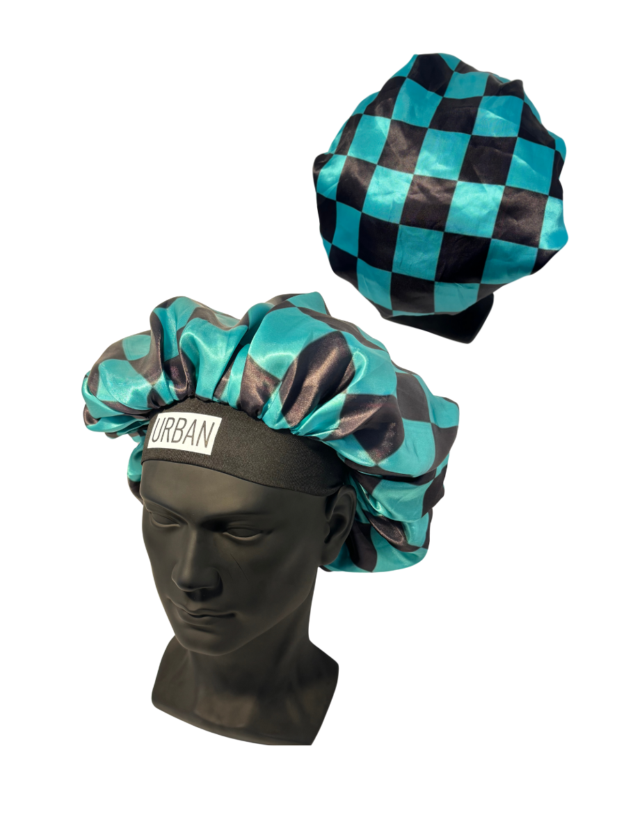 Premium Hair Bonnet for Men Satin Silk, Curly Hair & Dreadlocks Sleepi ...