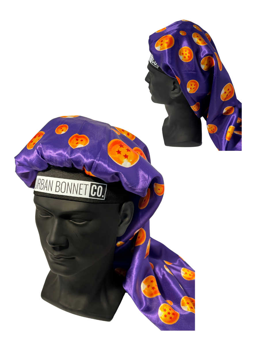 Premium Hair Bonnet for Men Satin Silk, Curly Hair & Dreadlocks Sleepi ...