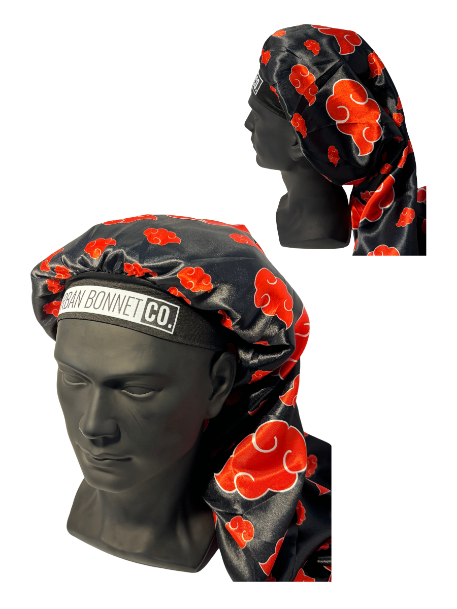Premium Hair Bonnet for Men Satin Silk, Curly Hair & Dreadlocks Sleepi ...