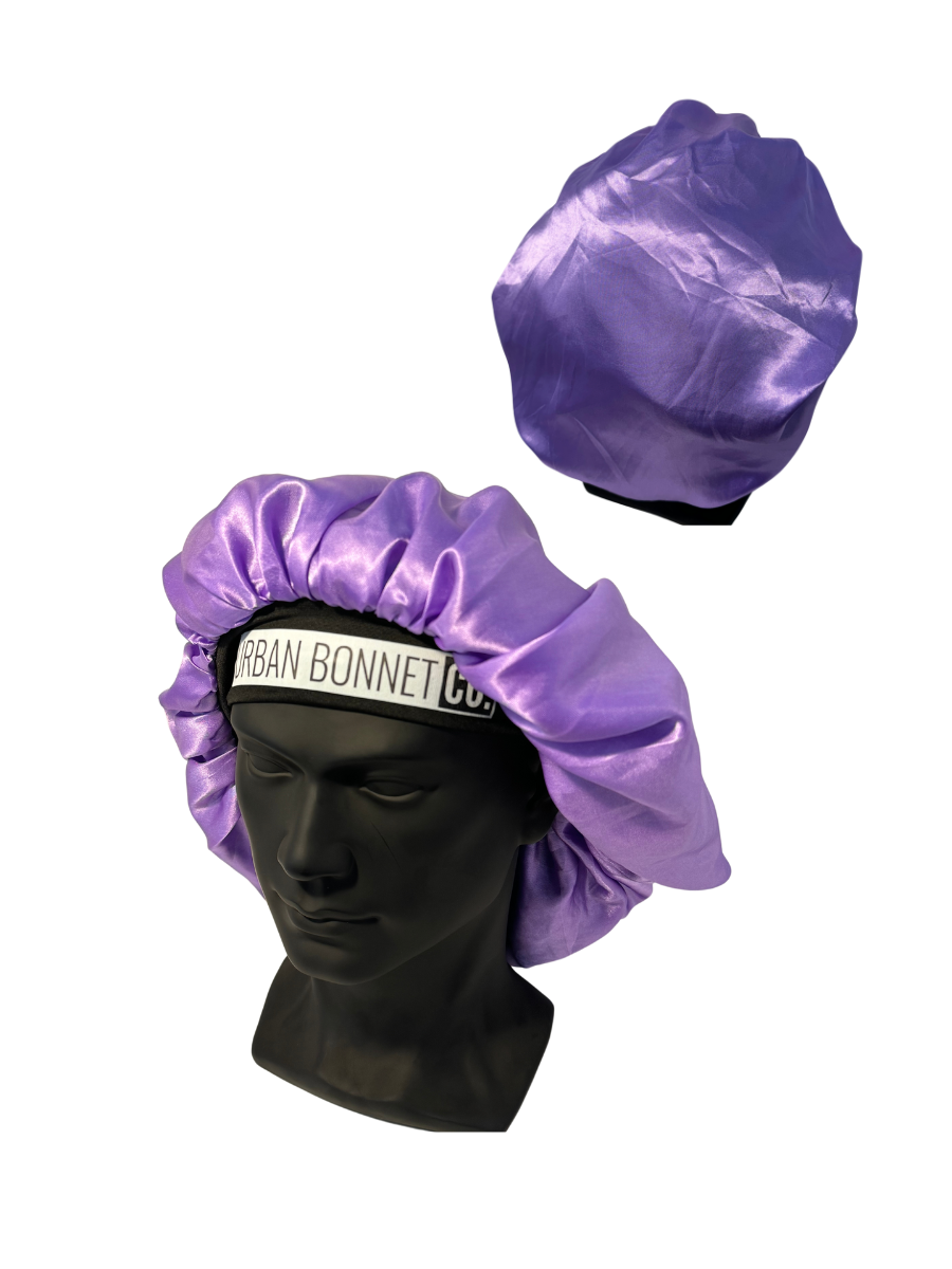 Premium Hair Bonnet for Men Satin Silk, Curly Hair & Dreadlocks Sleepi ...